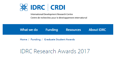 Development Research 2017-2018 - International Development Research Centre