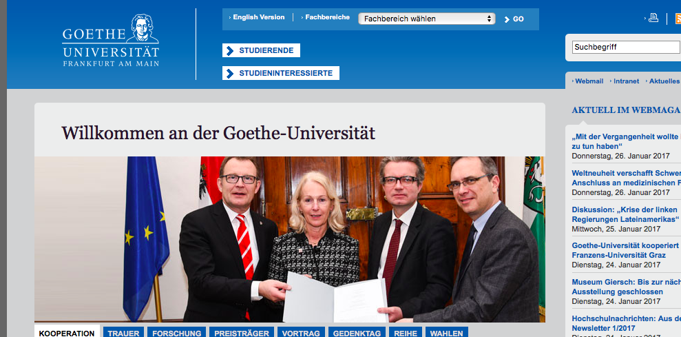 Fellowship for Criminal Law and Criminal Procedure 2017, Goethe ...