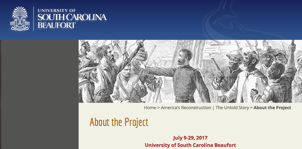 Summer School - America's Reconstruction: The Untold Story, 9-29 July ...
