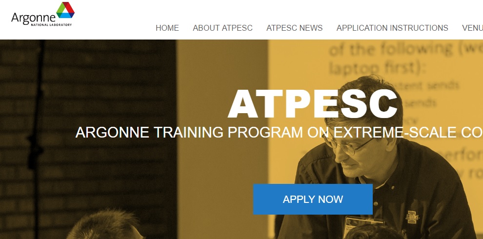 Argonne Training Program on Extreme-Scale Computing July 30 - August 11, 2017, USA