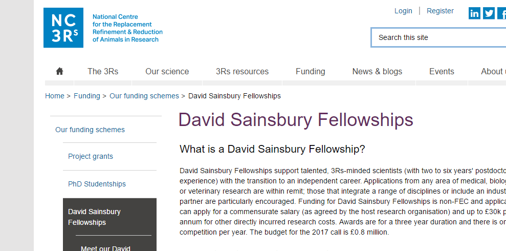 National Centre for the Replacement Refinement and Reduction of Animals ...