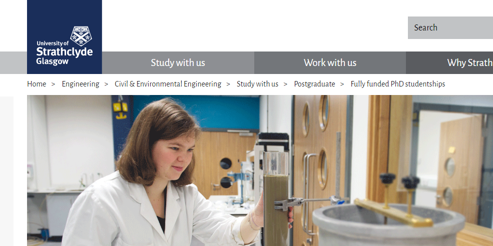 University of Strathclyde Fully Funded PhD Studentship - 3D Printed ...