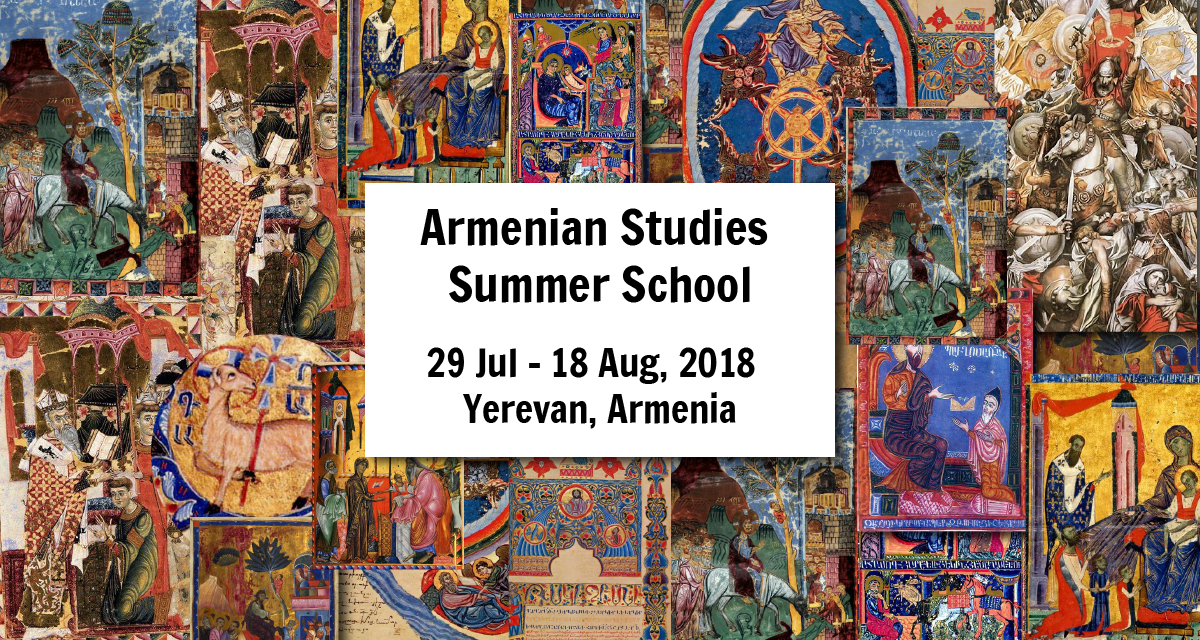 Armenian Studies Summer School, 08 Jul - 18 Aug (6 weeks) or 29 Jul ...